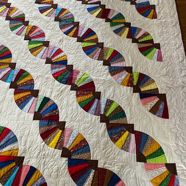 Vintage Fan Quilt - Etsy