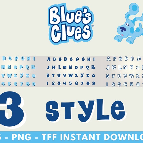 Blues Clues Svg - Etsy