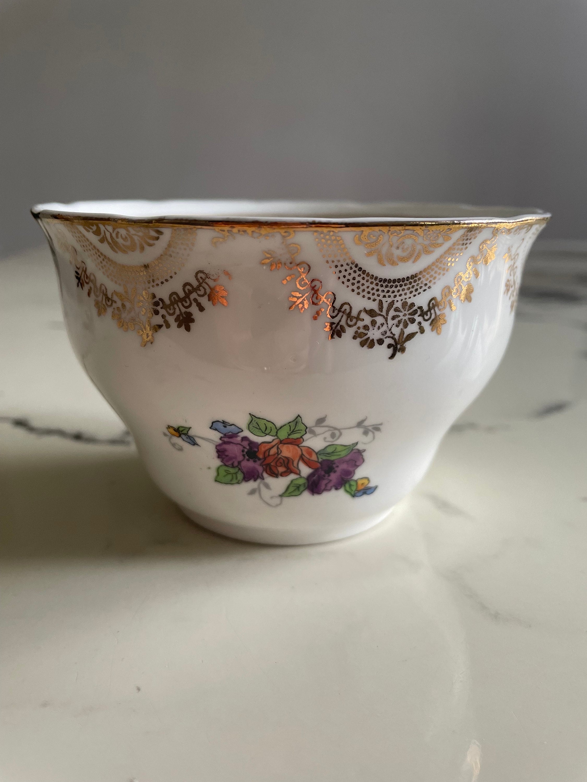 Vintage Renlym Milk Jug & Sugar Bowl - Marie Antoinette 22kt Gold, Bone China - Etsy