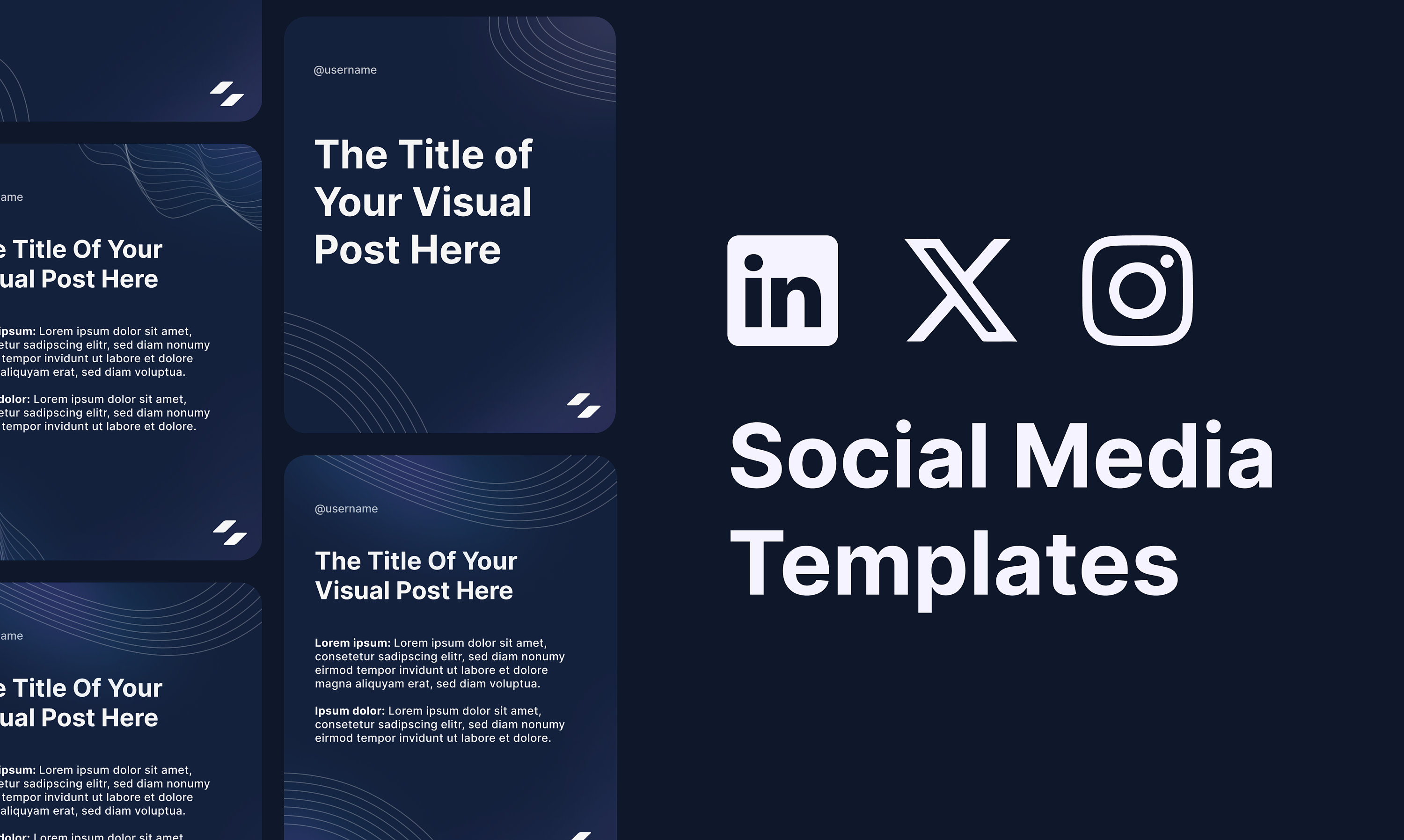 Social Media Template for Instagram Post & Linkedin Carousel for ...