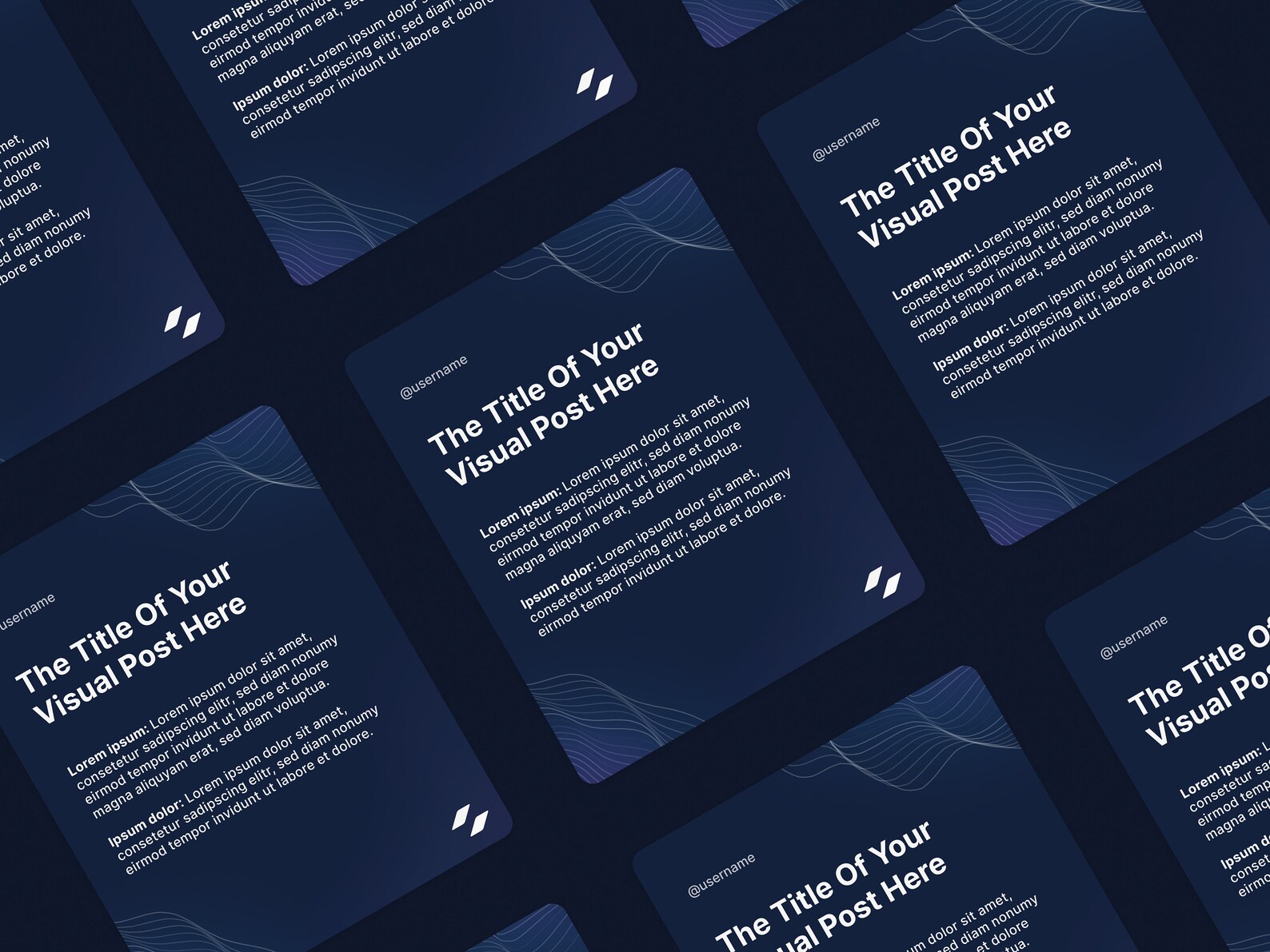 Social Media Template for Instagram Post & Linkedin Carousel for ...
