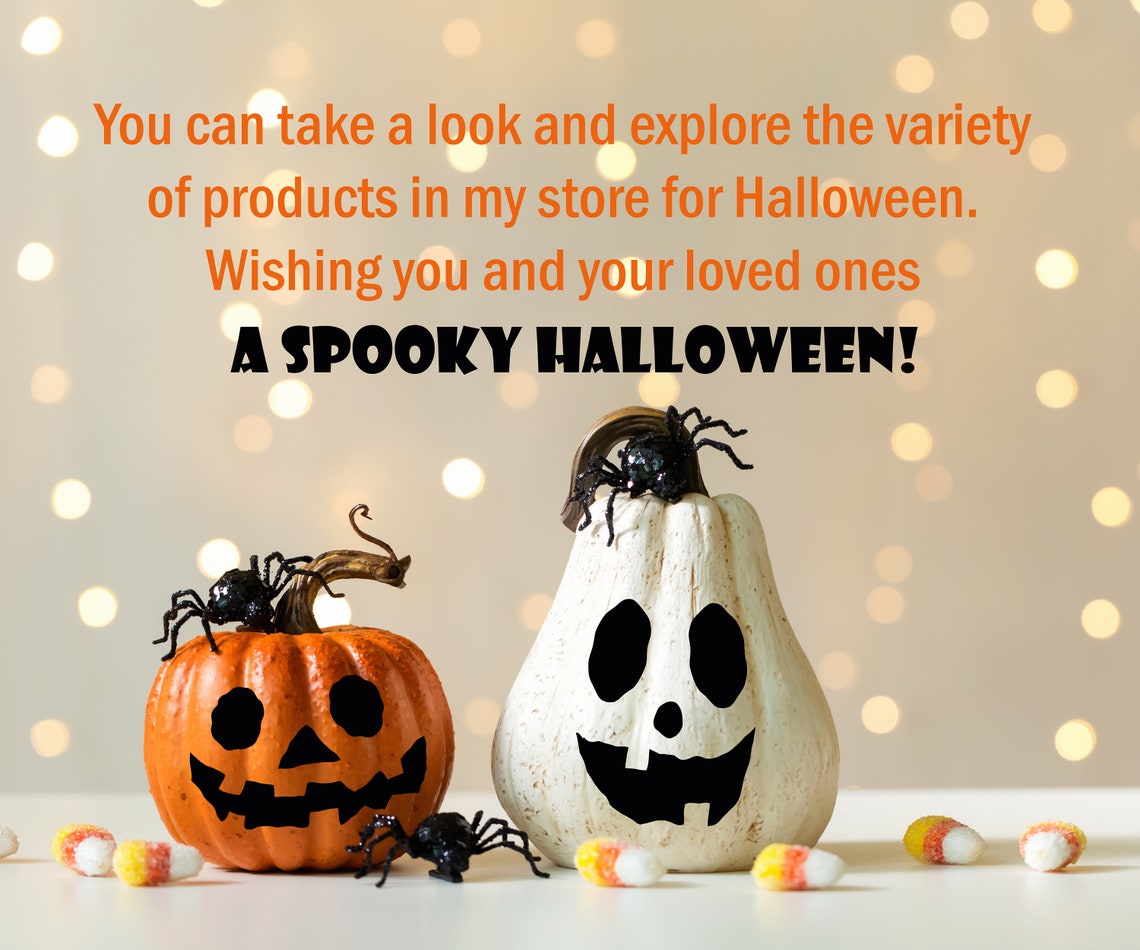 Editable Pink Halloween Gable Box Favor Label, Customizable Halloween ...