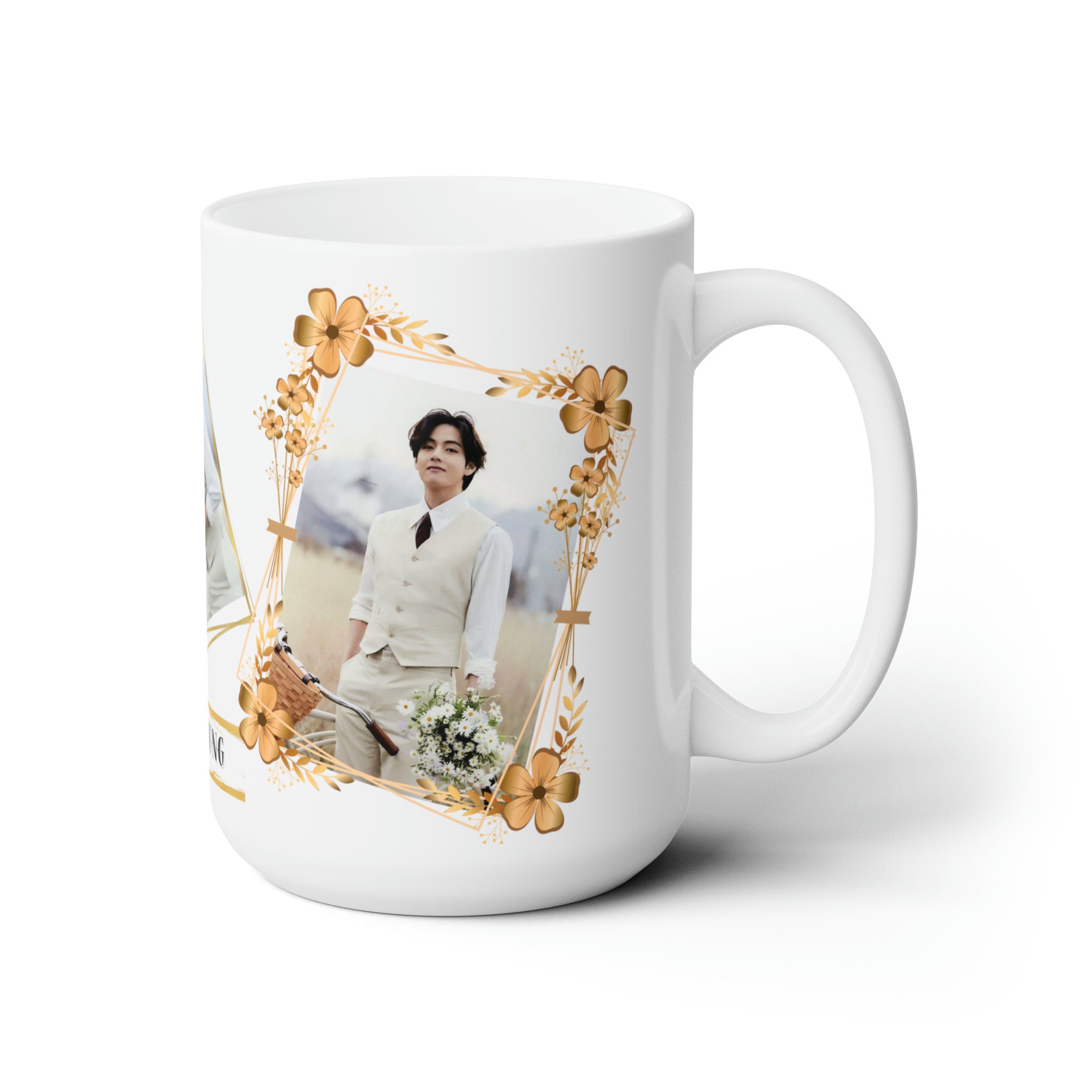 Kim Taehyung of BTS Mug, V of BTS Cup, Inspired by Kim Taehyung Mug, V ...