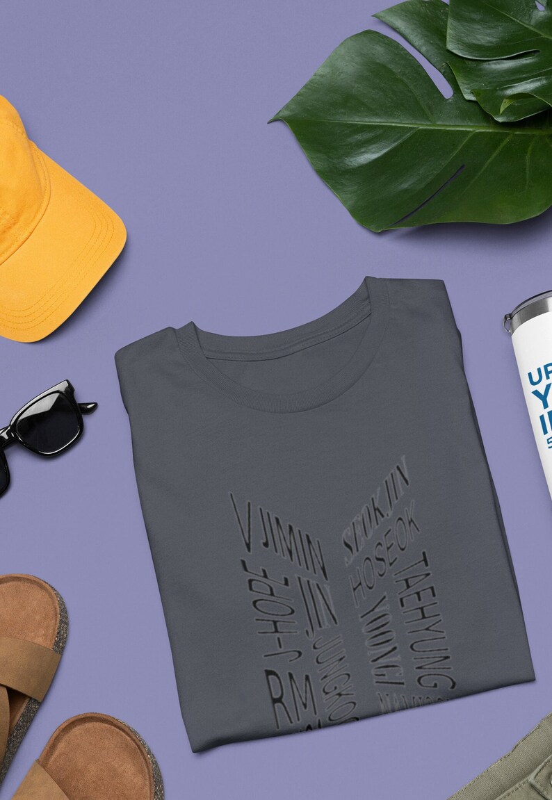 BTS Members Names Shirt, BTS Logo Shirt, Bts Army Logo BTS Png Army, K ...