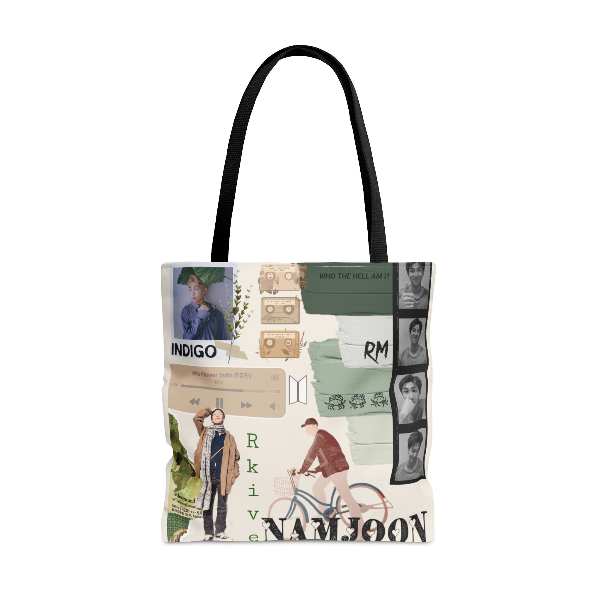 Rm Tote Bag BTS Tote Bags Namjoon BTS Inspired Merch OT7 - Etsy