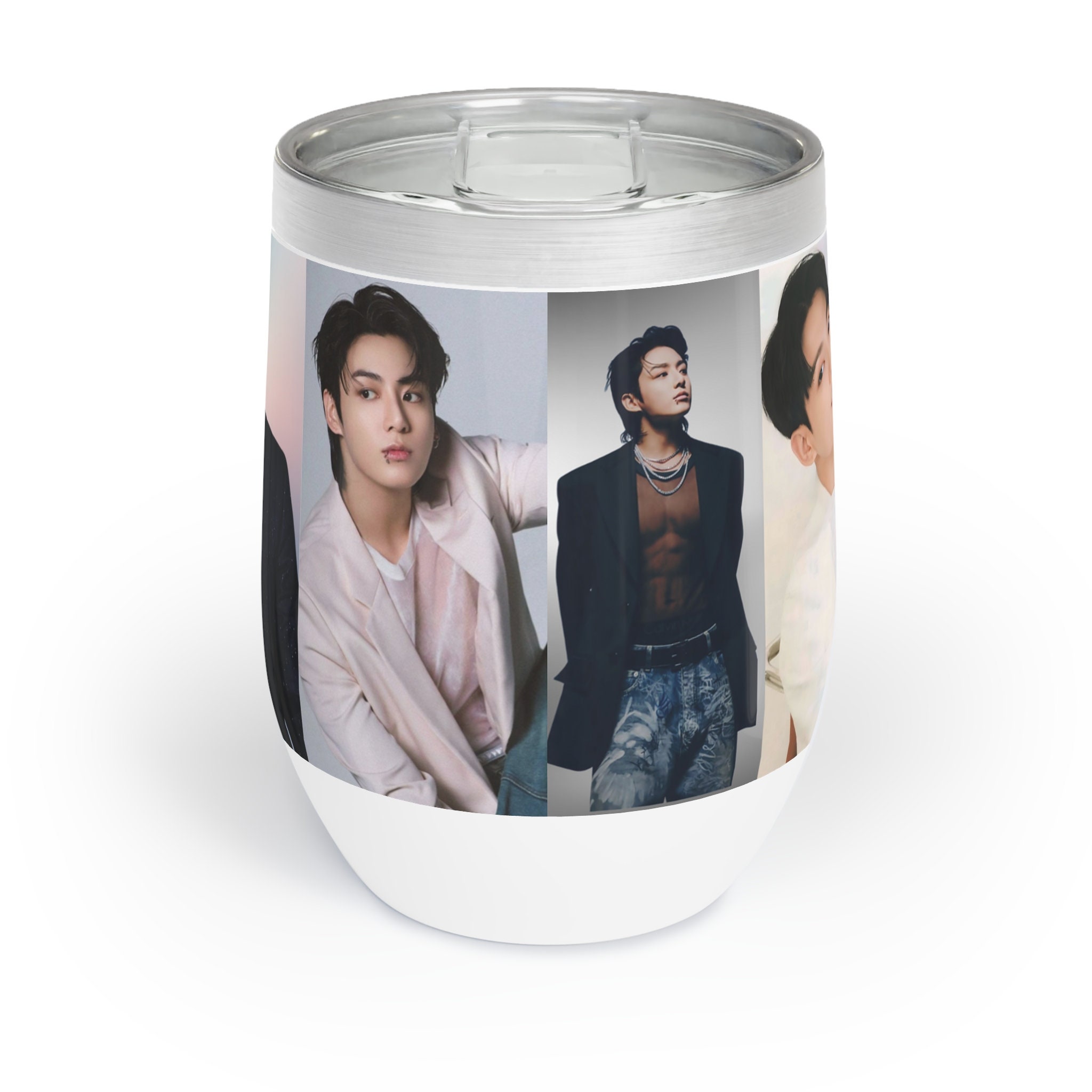 Jungkook of BTS Chill Wine Tumbler, Jungkook Euphoria Wine Tumbler, JK ...