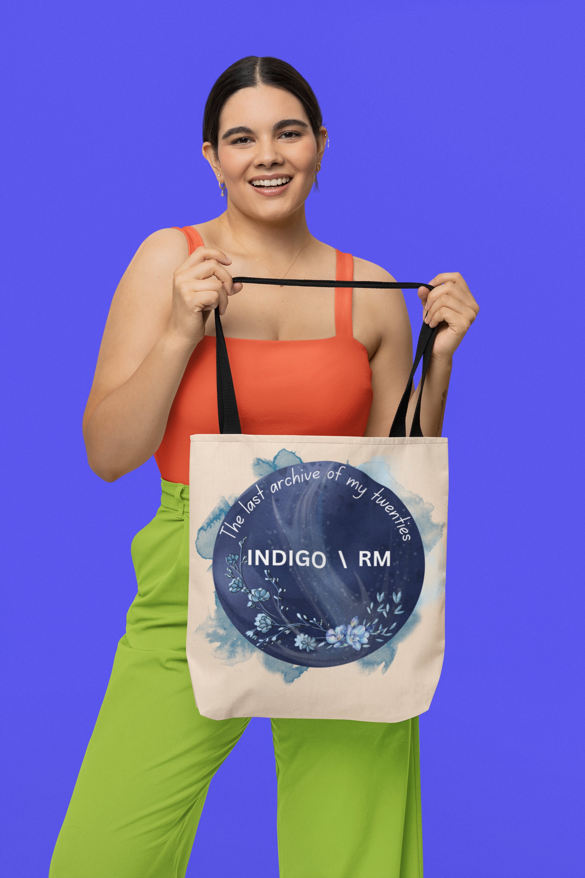 RM Indigo Tote Bag, Kim Namjoon Fans Gift, RM Wildflowers Bag, K-pop ...