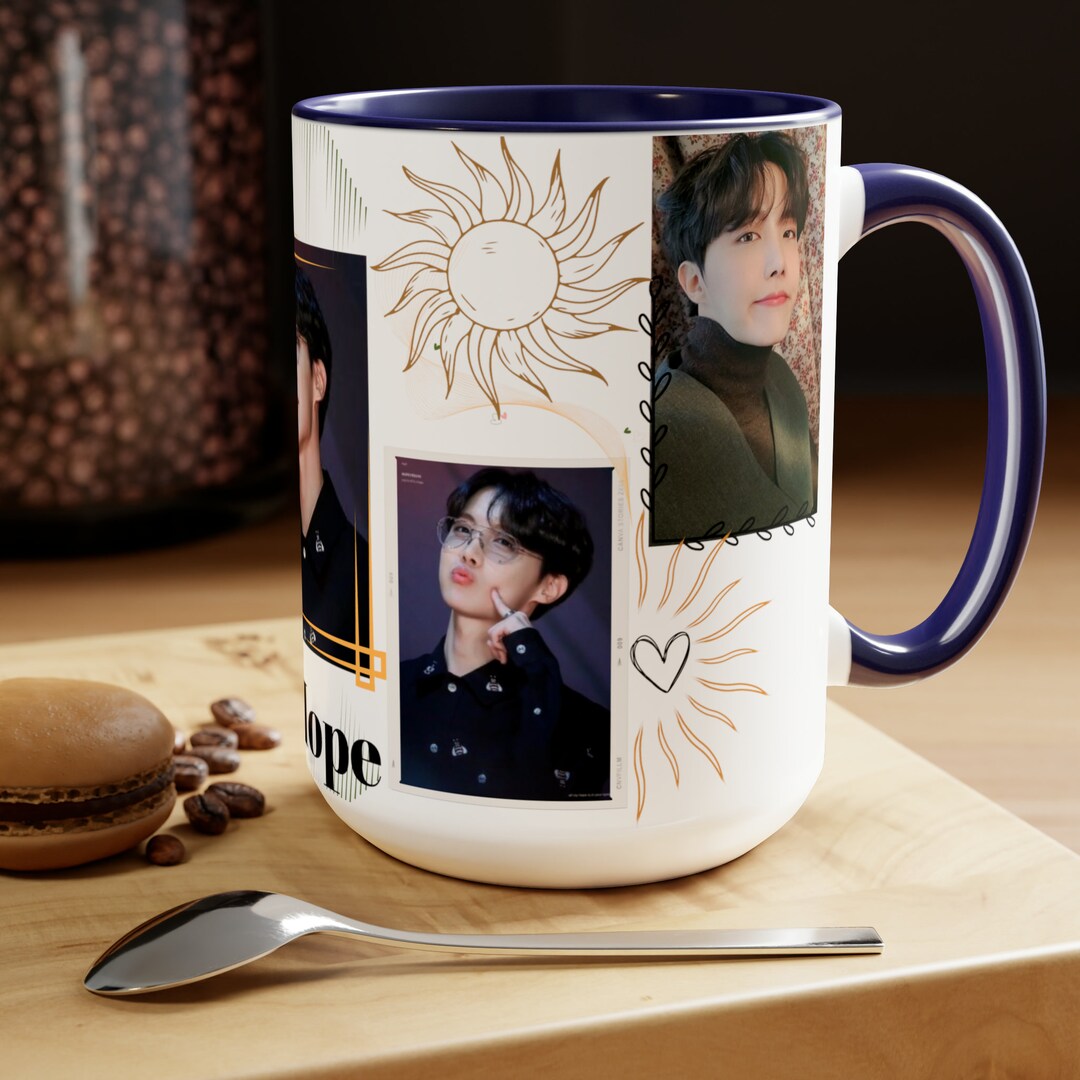 J Hope of BTS Coffee Mugs, J Hope BTS Fans Mug, Bts Merch Coffee Mug ...