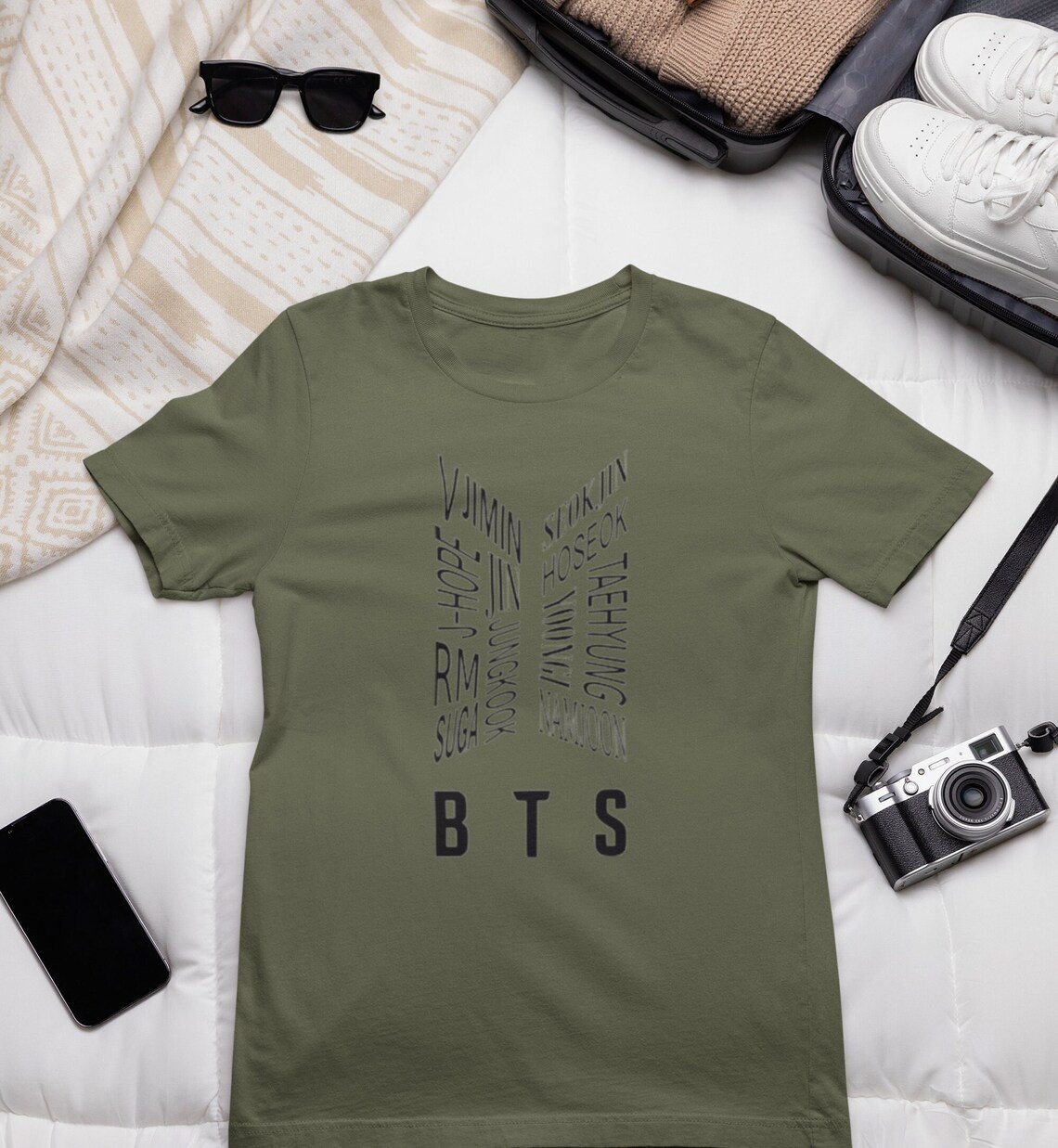 BTS Members Names Shirt, BTS Logo Shirt, Bts Army Logo BTS Png Army, K ...