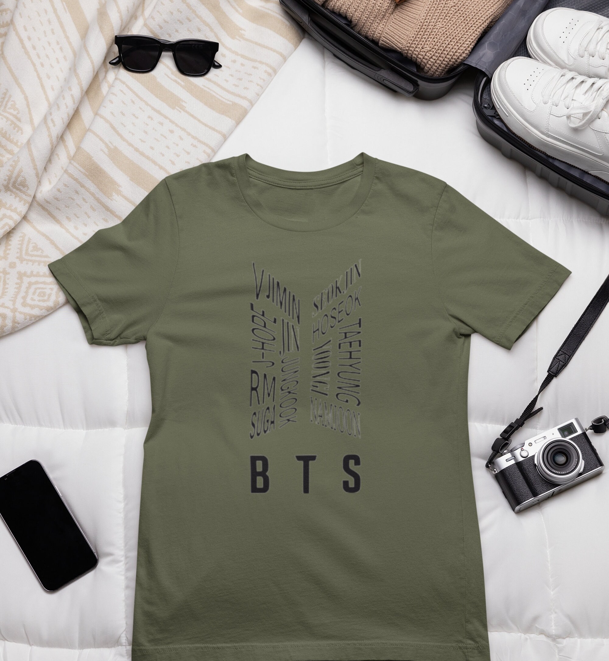 BTS Members Names Shirt, BTS Logo Shirt, Bts Army Logo BTS Png Army, K ...