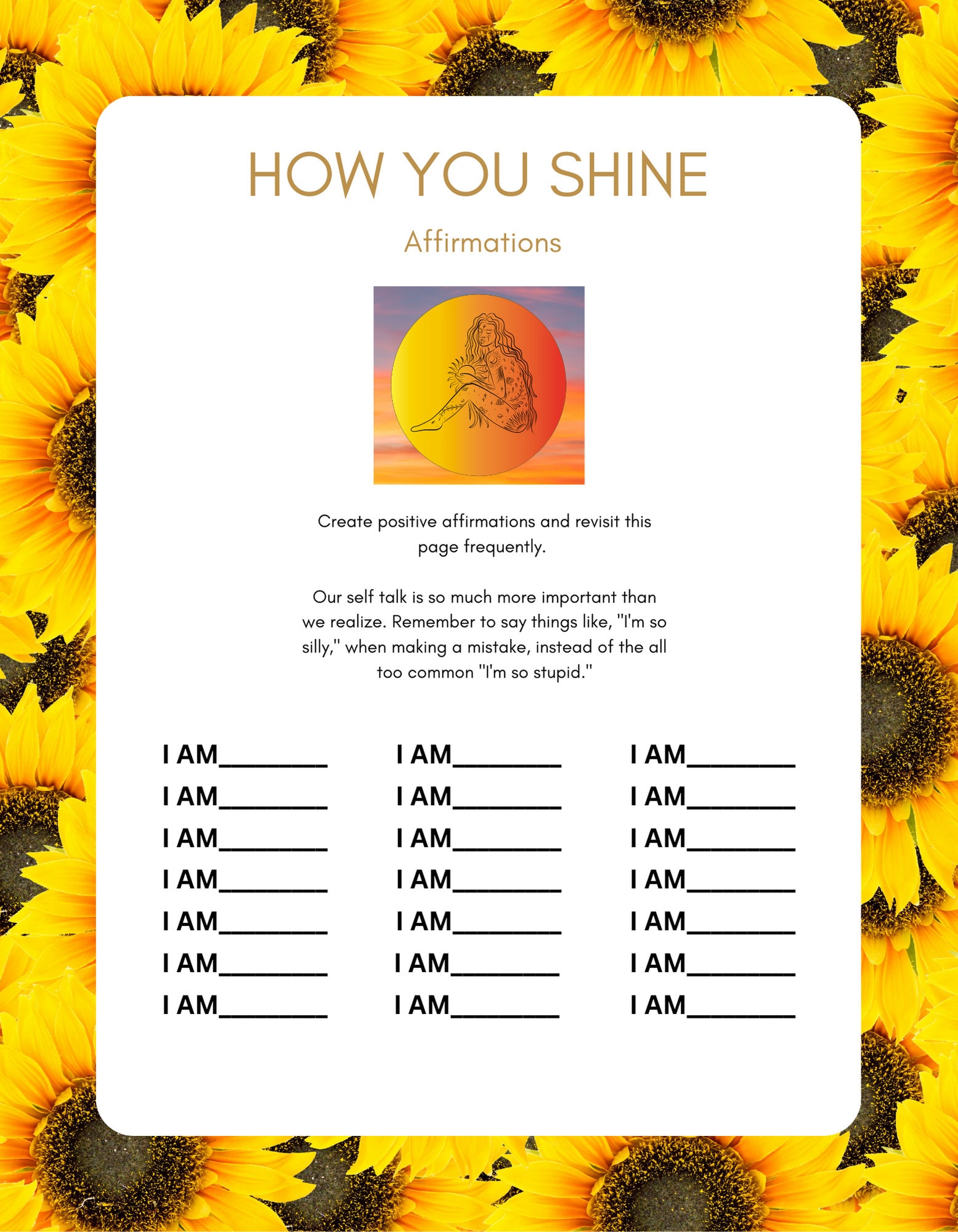 Shine Sun Goddess Journal & Planner - Etsy