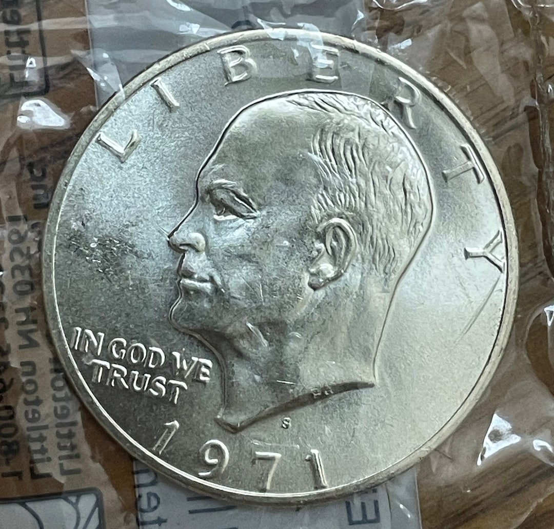 1971-S Eisenhower Dollar, Silver Clad. Uncirculated. Littleton Coin Co ...