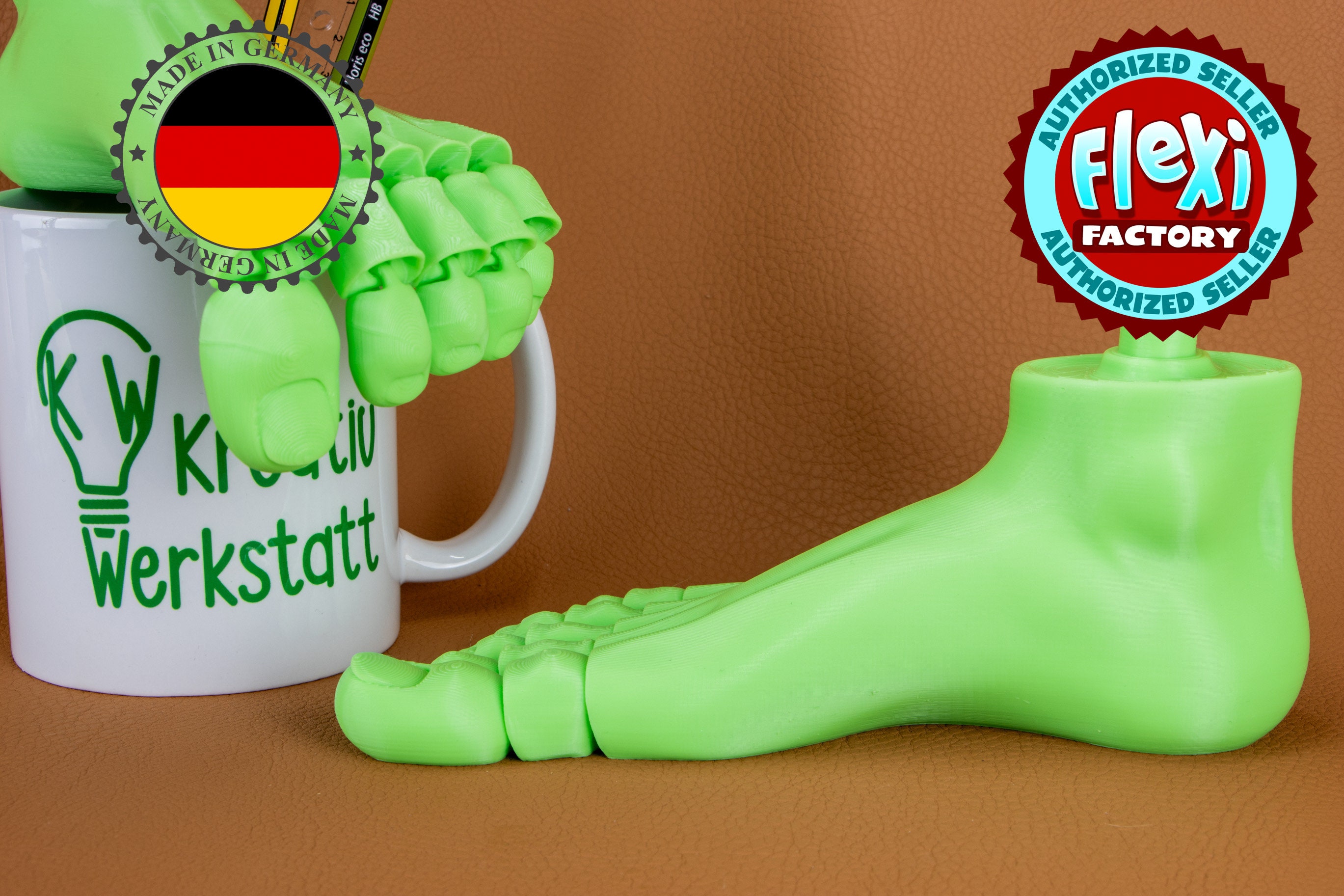 Flexi-factory Hand With Bone Foot With Bone Flexi Halloween - Etsy