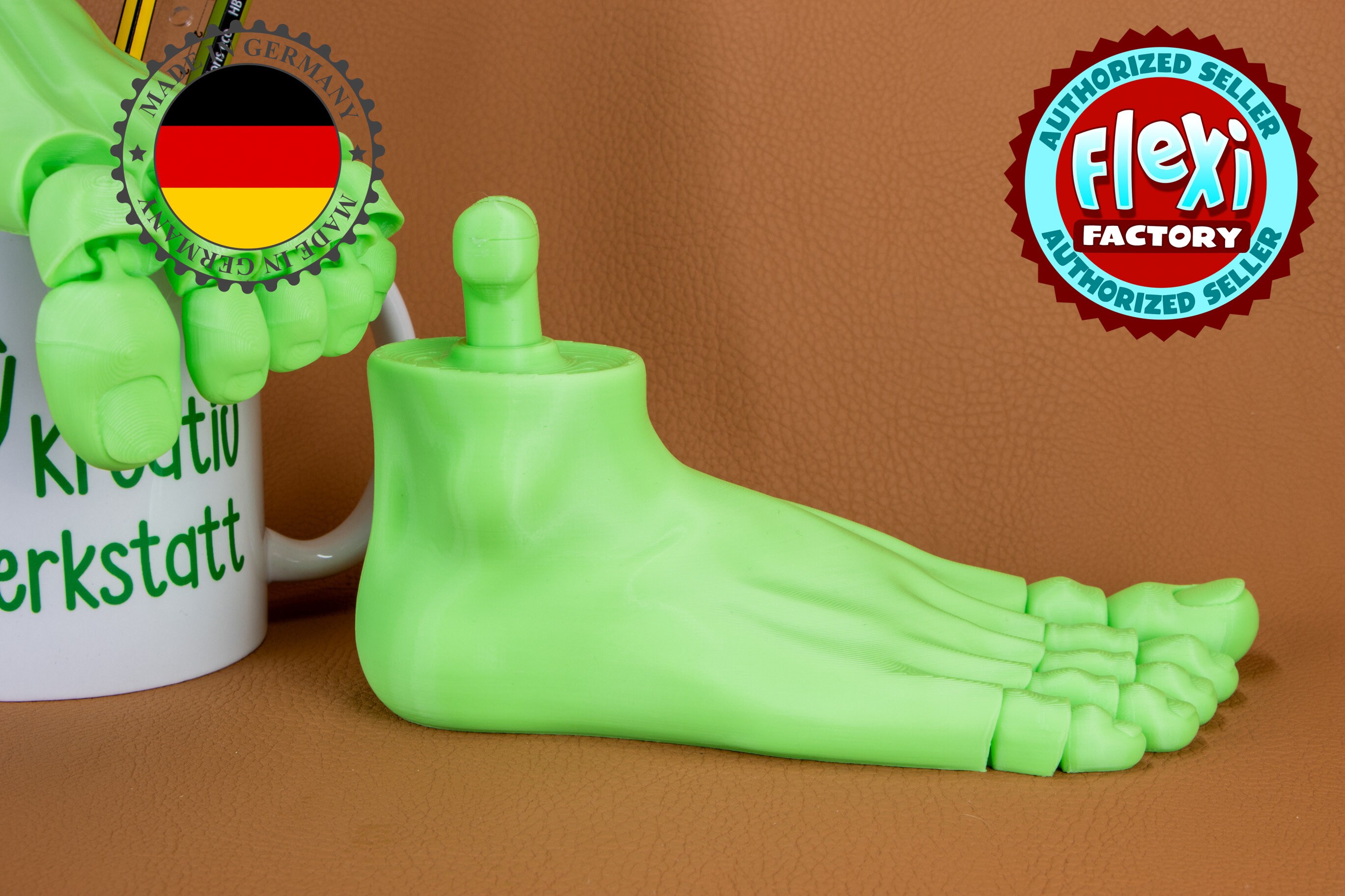 Flexi-factory Hand With Bone Foot With Bone Flexi Halloween - Etsy