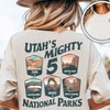 Utah Retro National Parks Shirt, Zion, Bryce, Capitol Reef, Arches ...