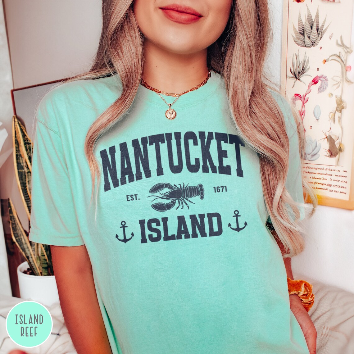 Nantucket Varsity Crewneck Nantucket Bachelorette Shirt Massachusetts ...