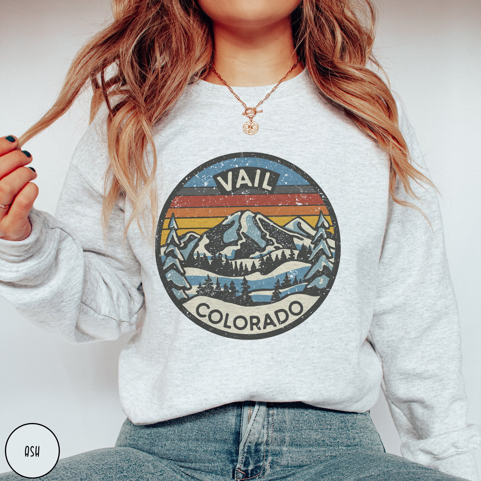 Vail Sweatshirt Colorado Sweatshirt Apres Ski Sweatshirt - Etsy