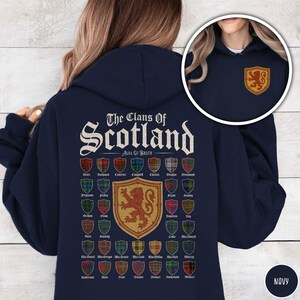 Scottish Pride Clan Tartan Plaid Hoodie Scotland Hoodie Scottish Gift ...