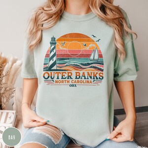 OBX Shirt Outer Banks Shirt Outer Banks North Carolina Shirt Beach Tee ...
