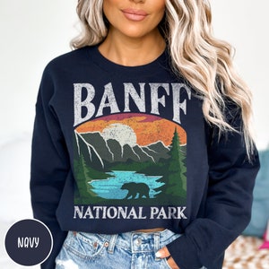 Banff Sweatshirt, Banff National Park Shirt, Banff Vintage, Canadian ...