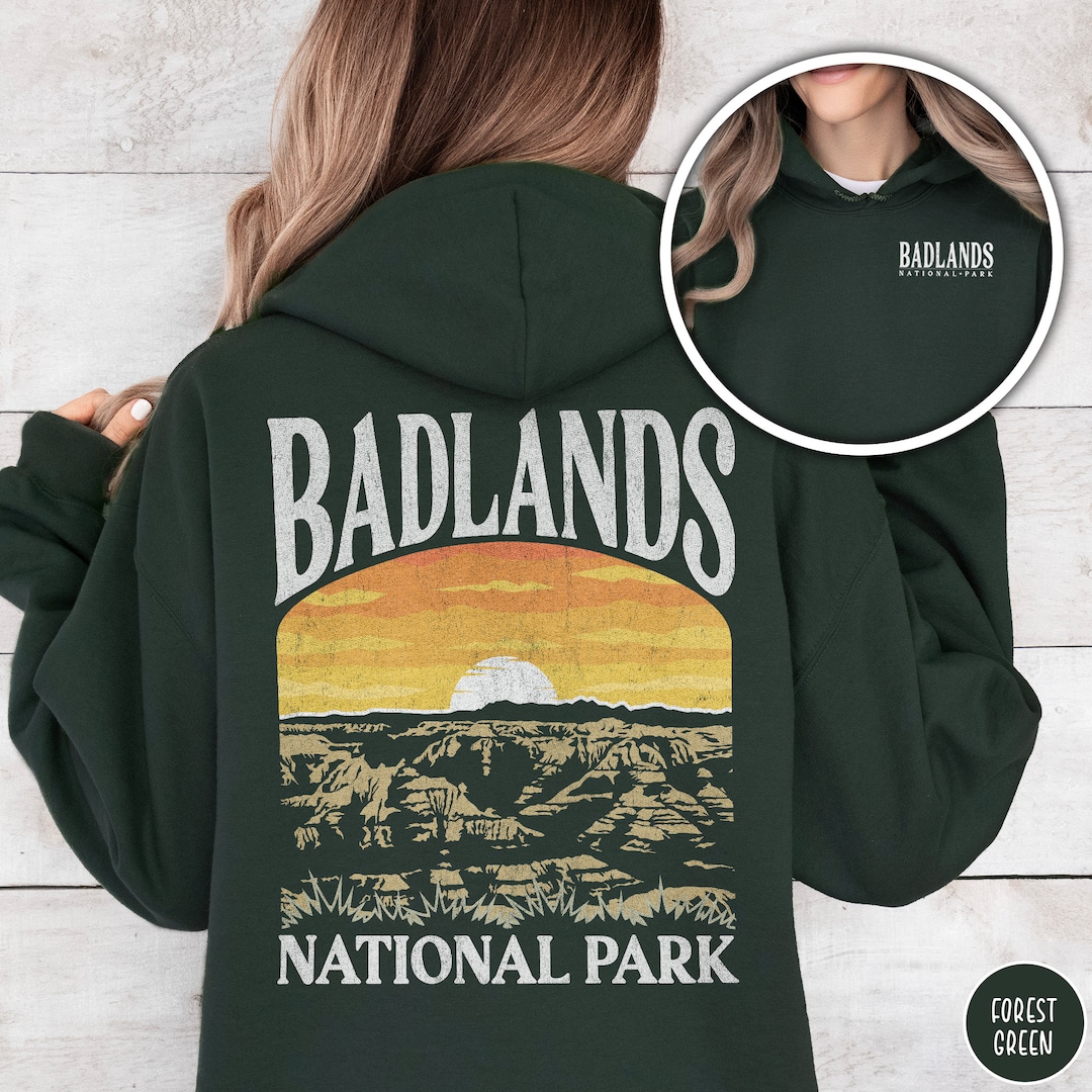 Badlands Hoodie Badlands National Park Hoodie South Dakota Sweater ...