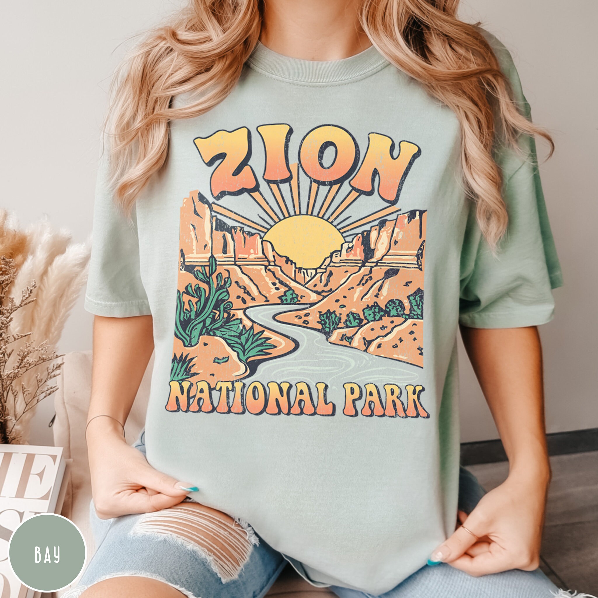 Zion National Park Shirt Desert Vibes Shirt Zion Canyon Shirt Utah ...