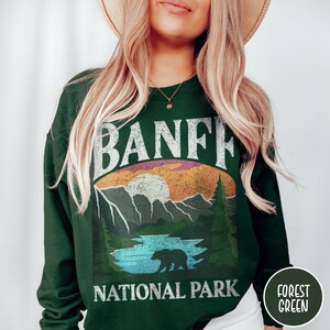 Banff Sweatshirt, Banff National Park Shirt, Banff Vintage, Canadian ...