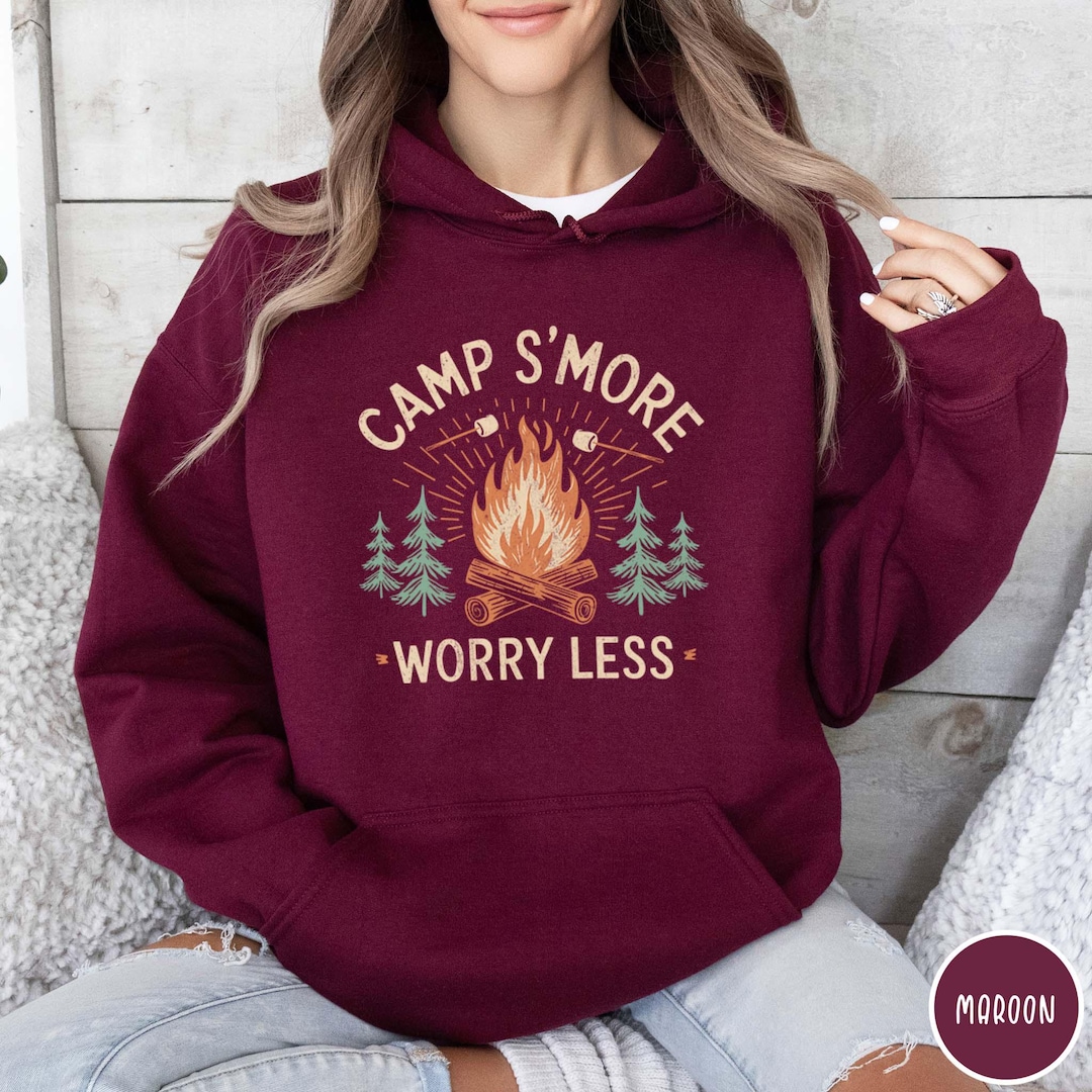 Funny Camping Sweatshirt Smores Shirt Camping Gift for Camping Lover ...