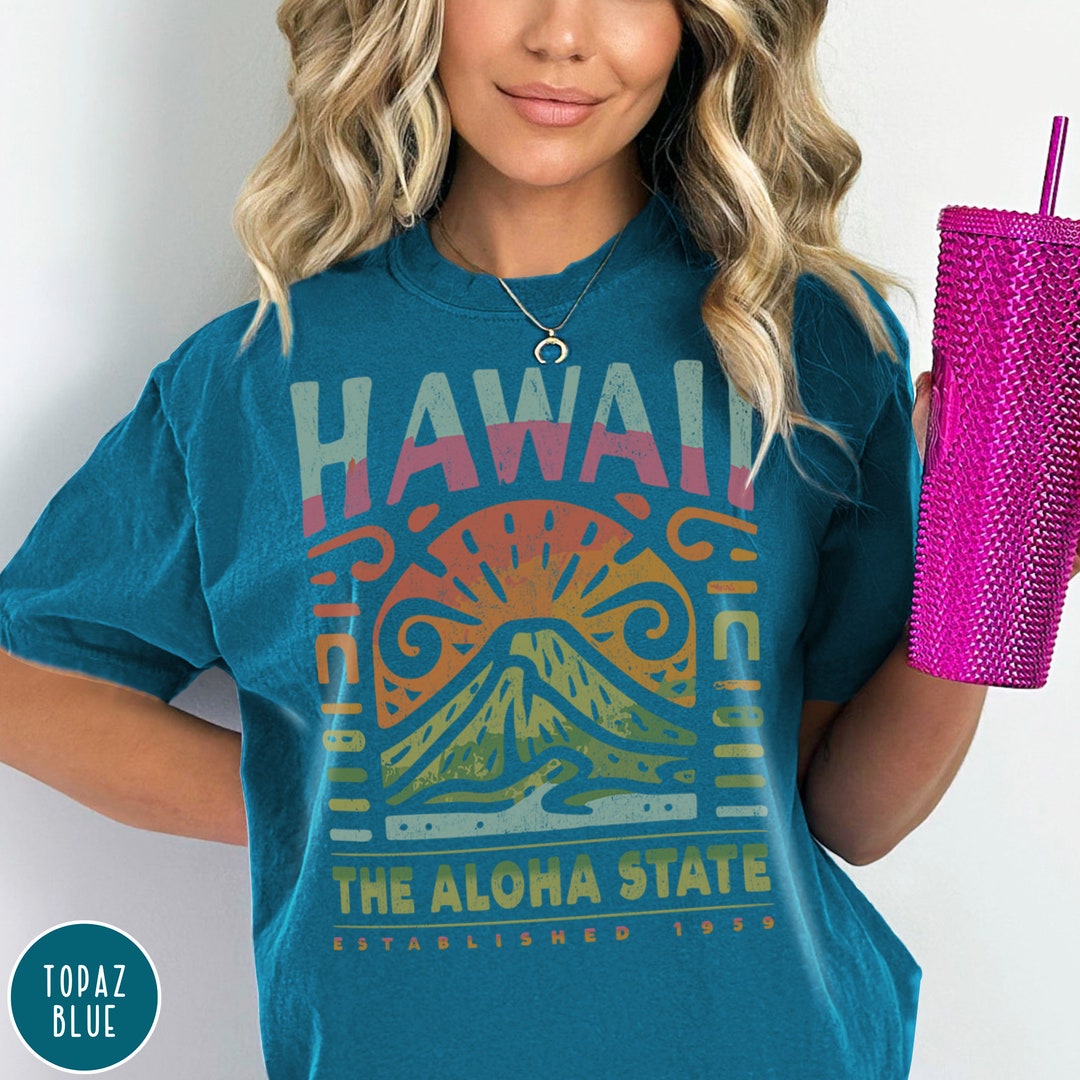 Hawaii Shirt Aloha State Shirt Hawaii Crewneck Aloha Shirt Hawaii Gift ...
