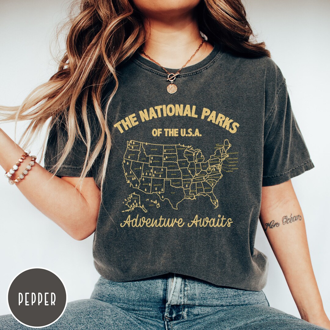 63 National Parks Shirt National Parks Gift for Her Wanderlust Shirt ...