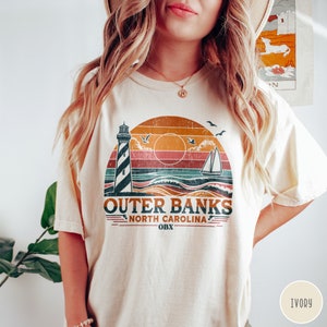 OBX Shirt Outer Banks Shirt Outer Banks North Carolina Shirt Beach Tee ...