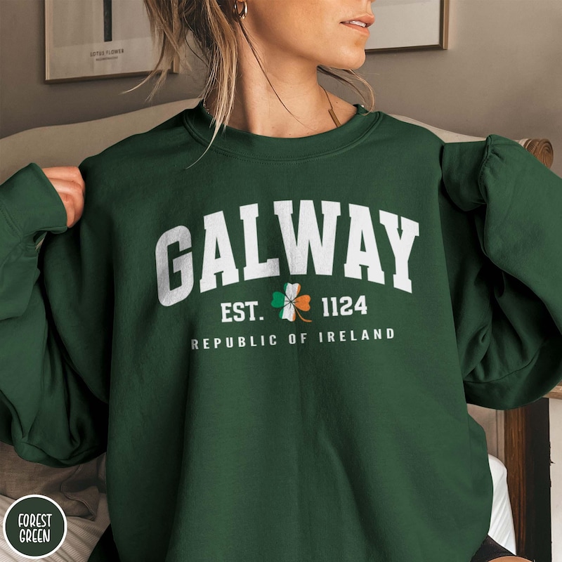 Galway Ireland Sweater - Etsy