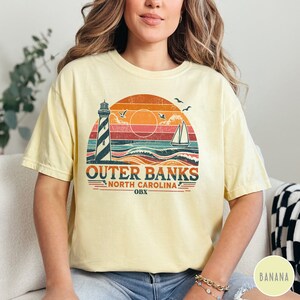 OBX Shirt Outer Banks Shirt Outer Banks North Carolina Shirt Beach Tee ...