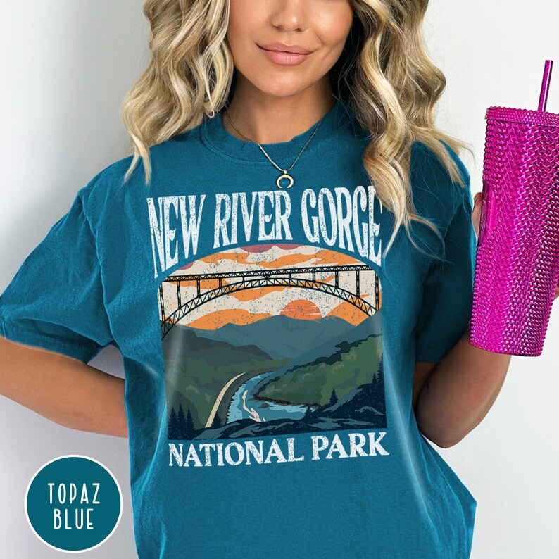 New River Gorge Tee, New River Gorge National Park Shirt, West Virginia ...