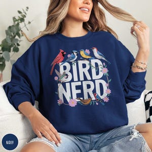 Bird Nerd Birding Sweatshirt Birder Shirt Funny Bird Watching Gift for ...