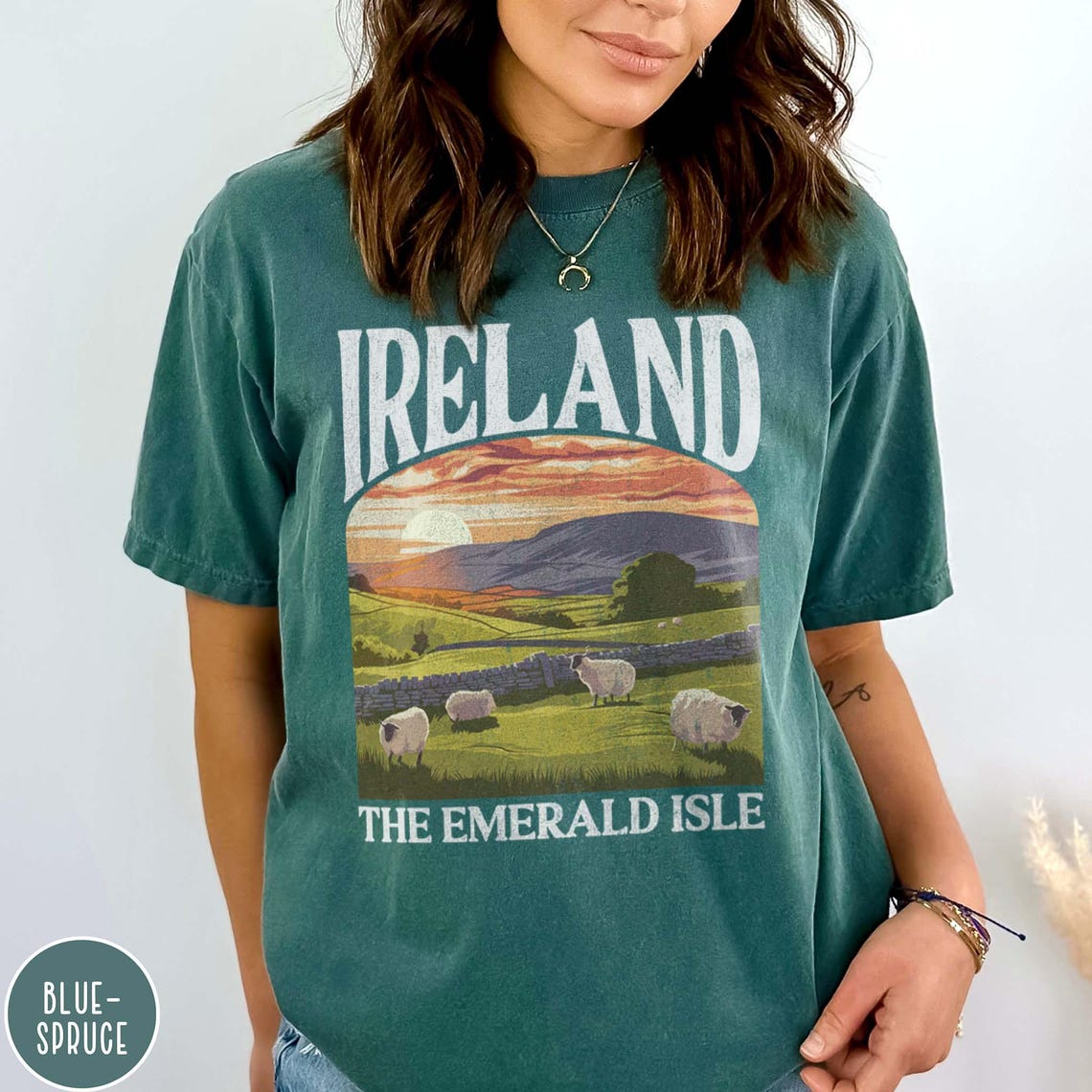 Vintage Ireland Shirt Lucky Irish T-shirt Ireland Gift for Irish Lover ...