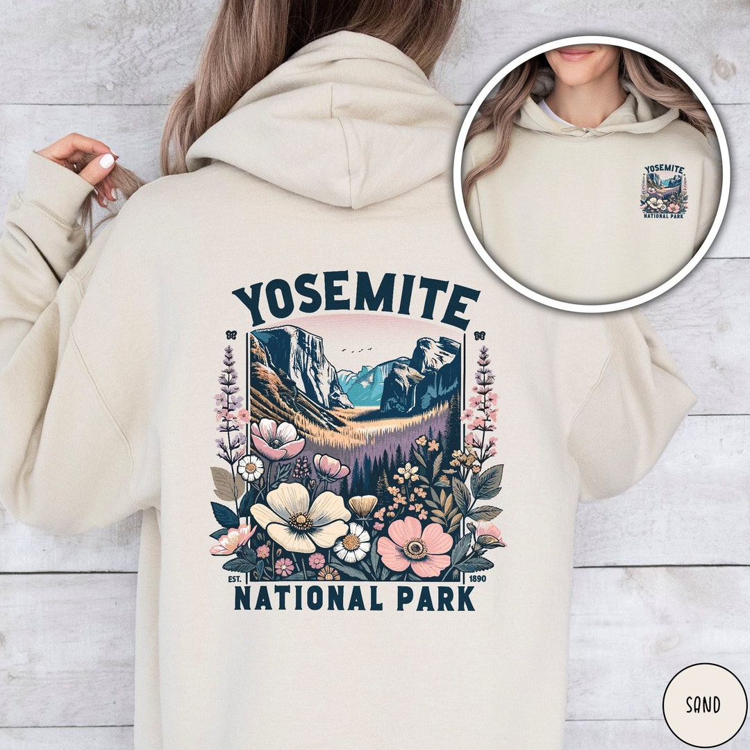 Yosemite National Park Hoodie Yosemite Hoodie California Sweatshirt ...