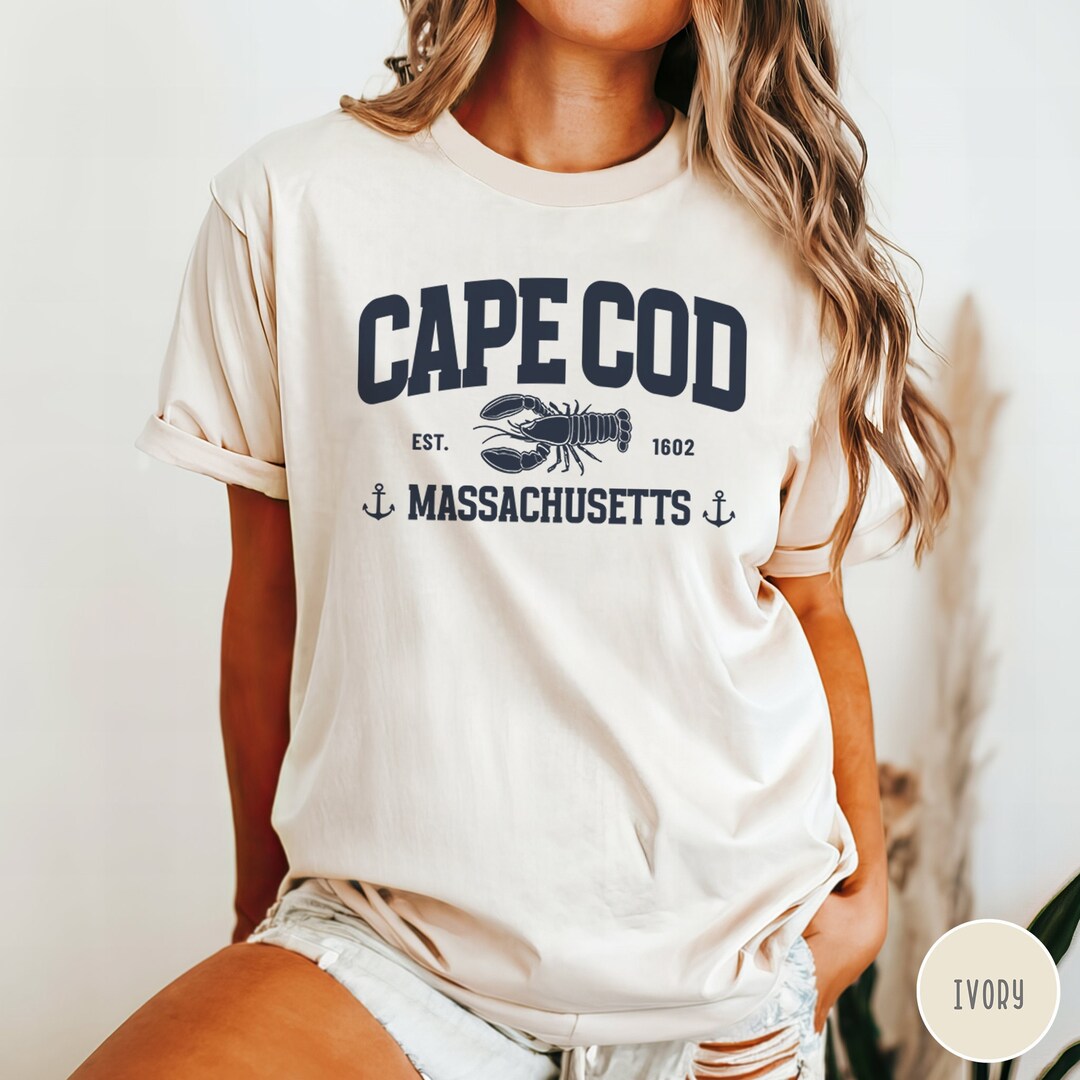 Cape Cod Shirt Cape Cod Bachelorette Varsity Crewneck Beach Tee ...