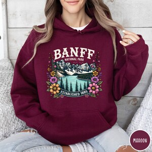 Banff Hoodie Banff National Park Sweatshirt Canadian Hoodie Mountain ...
