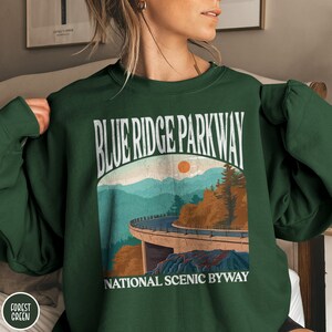 Blue Ridge Parkway Sweatshirt Blue Ridge Mountains Sweater National ...