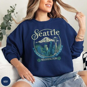 Seattle Sweatshirt PNW Washington State Sweatshirt Pacific Northwest ...