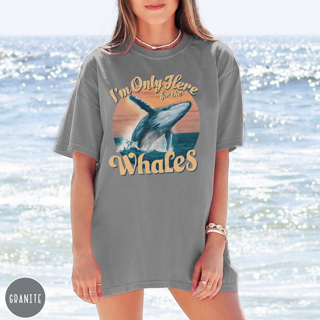 Humpback Whale Watching Shirt Funny Whale Shirt Retro Ocean Tee Vintage ...