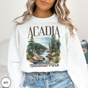 Acadia National Park Sweatshirt Maine Sweatshirt Maine Vacation ...