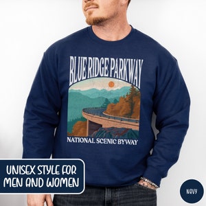 Blue Ridge Parkway Sweatshirt Blue Ridge Mountains Sweater National ...