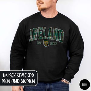 Irish Sweater Ireland Sweatshirt St Patrick's Day Gift for Irish Lover ...