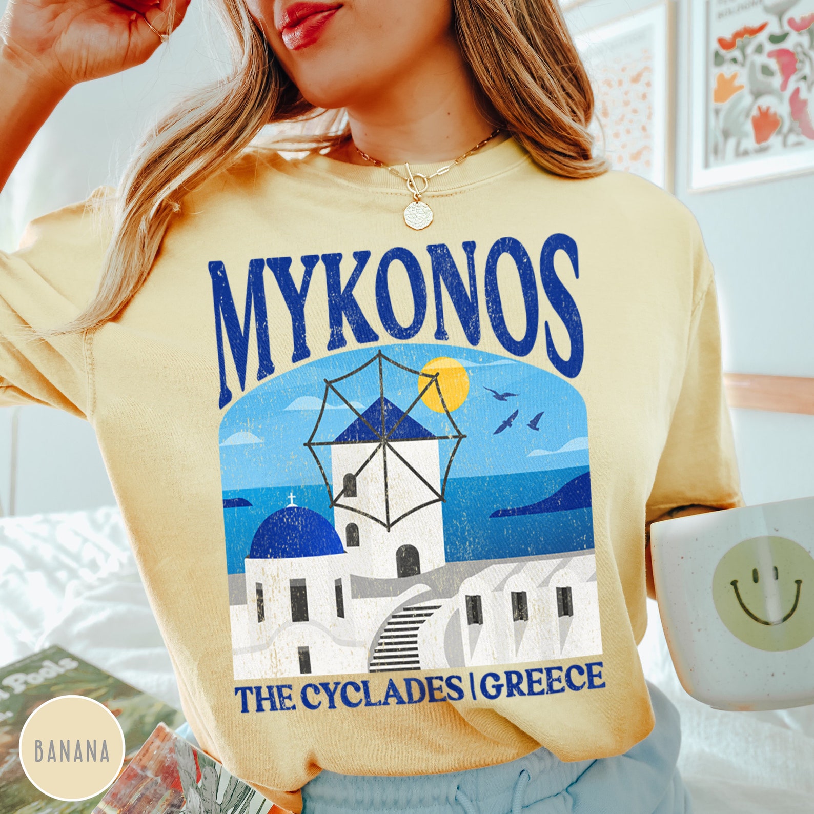 Greek Shirt, Mykonos Shirt, Greece Shirt, Mediterranean Cruise Shirt ...
