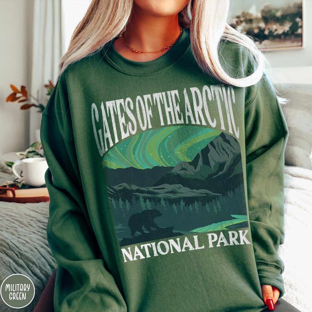 Gates of the Arctic National Park Sweatshirt Alaska Sweater for Alaska ...