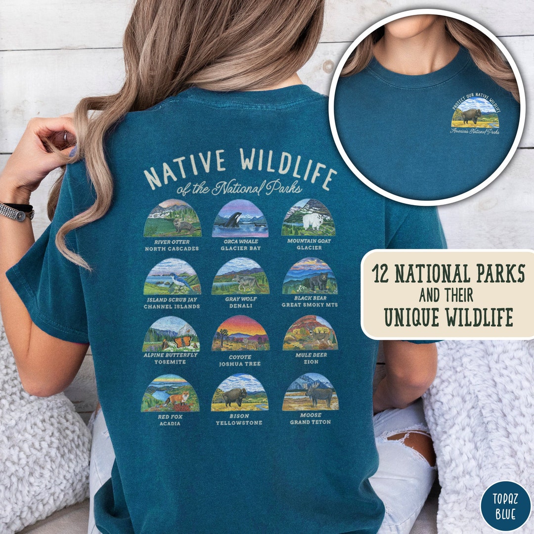 National Parks Animal Lover Shirt Protect Our Parks Gift for Her ...