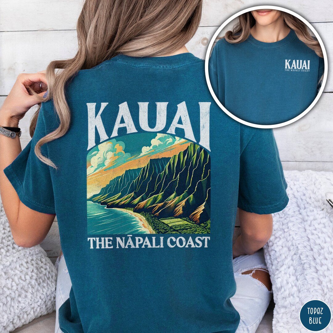 Kauai Hawaii Shirt Aloha Shirt Hawaii Vacation Tee Napali Coast Hawaii ...