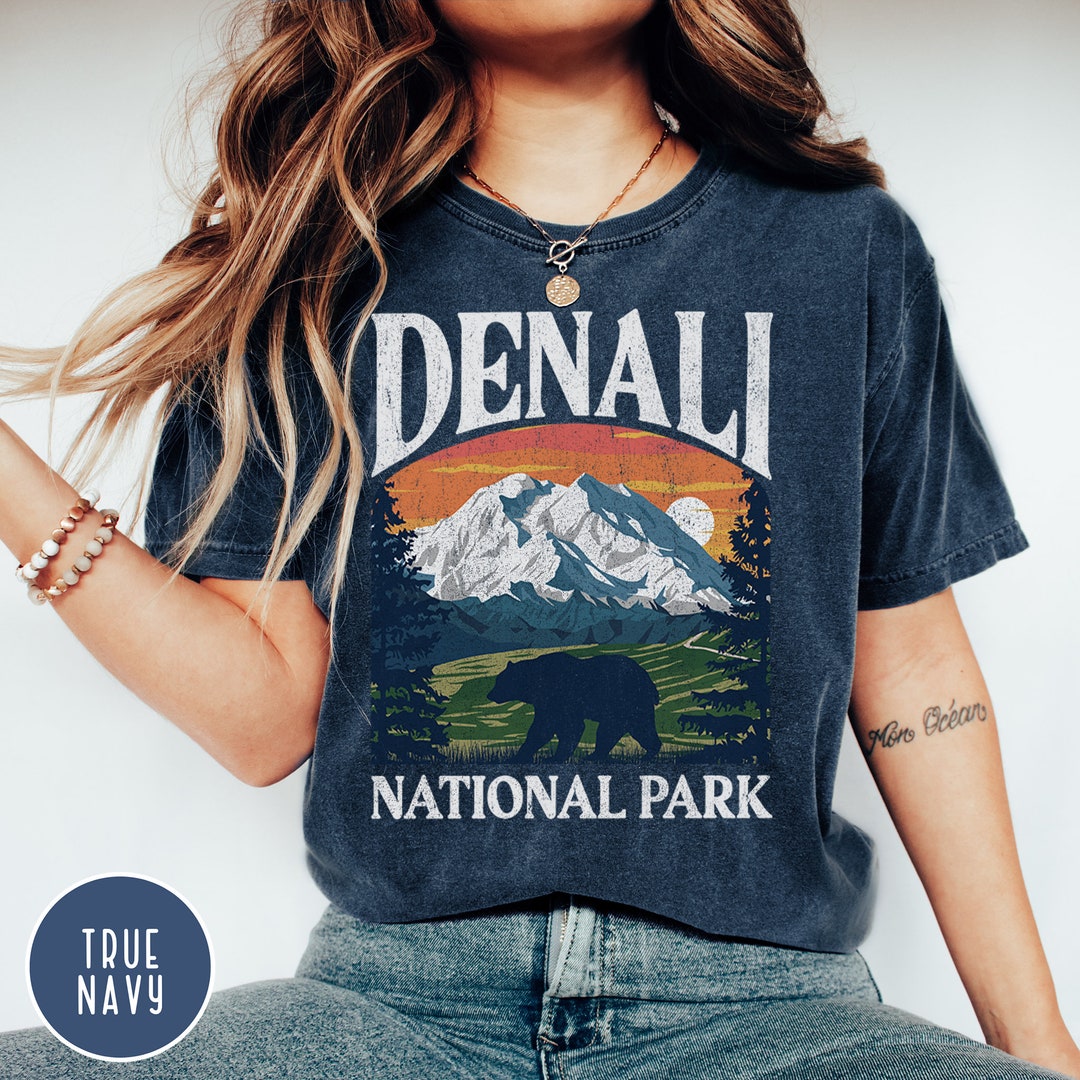 Denali National Park Shirt, Alaska Mountain Shirt, Explore Alaska ...